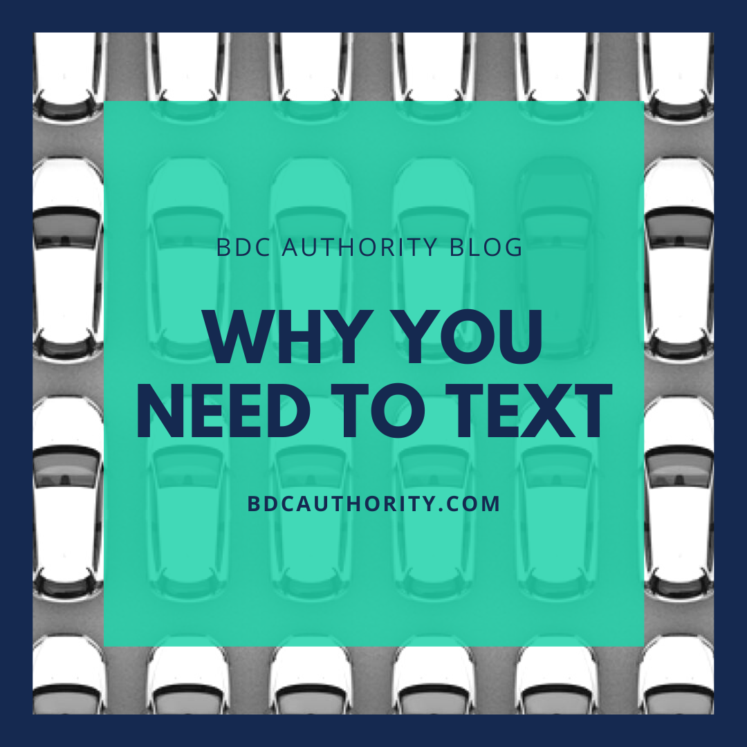 BDC 101: Why you need to text – BDC Authority